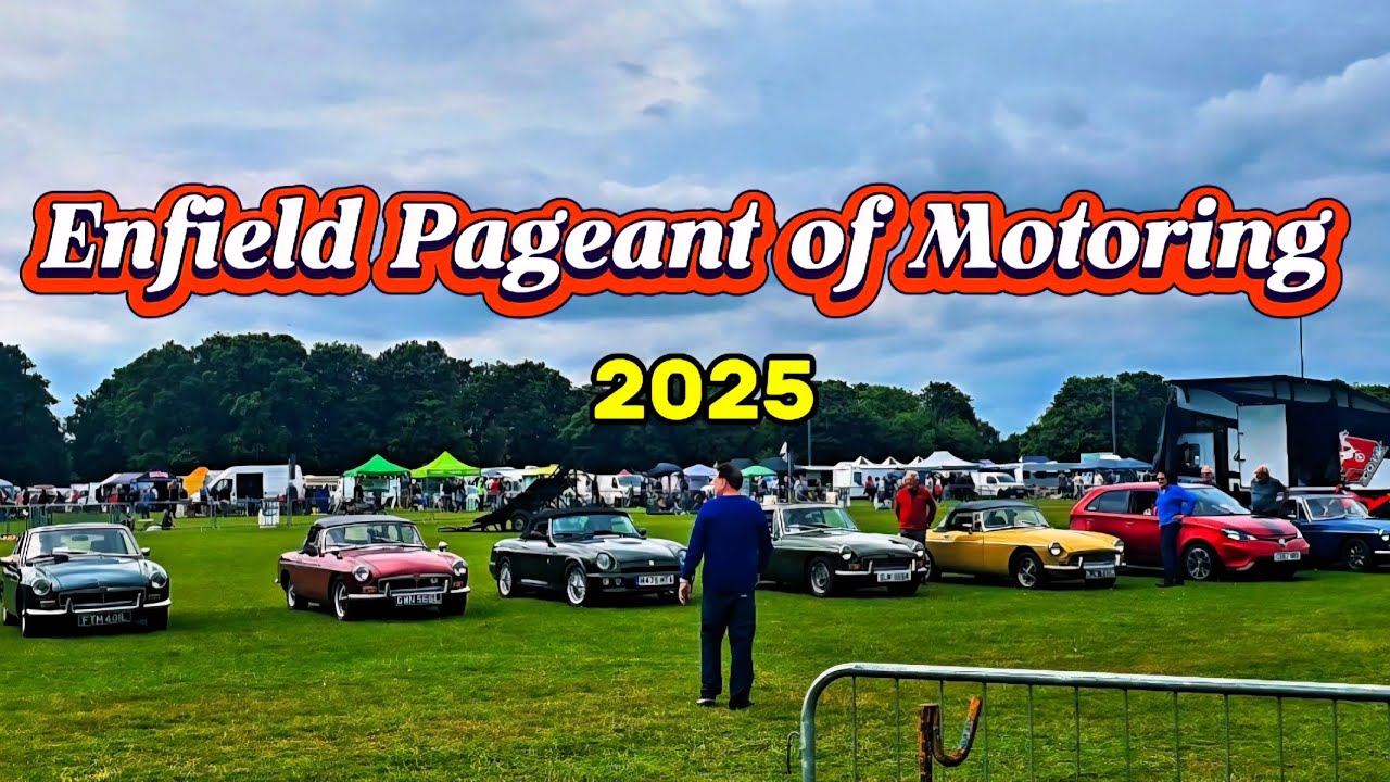 🚗 MG Cars at the Enfield Pageant of Motoring 2025! 🇬🇧 - YouTube