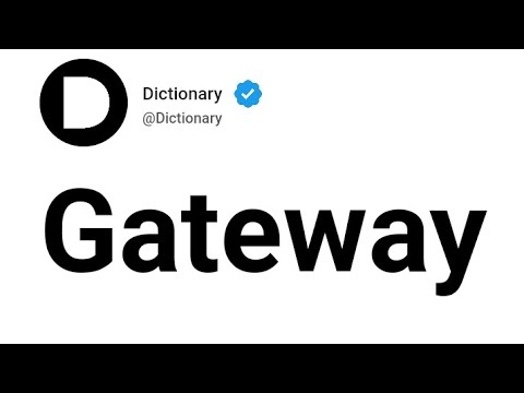 Gateway Meaning In English - YouTube