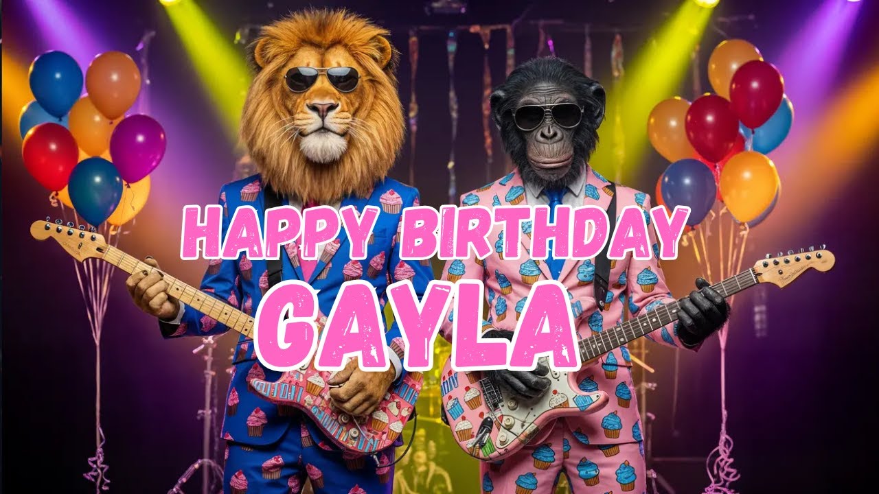 GAYLA Happy Birthday Song - Happy Birthday to Gayla - YouTube