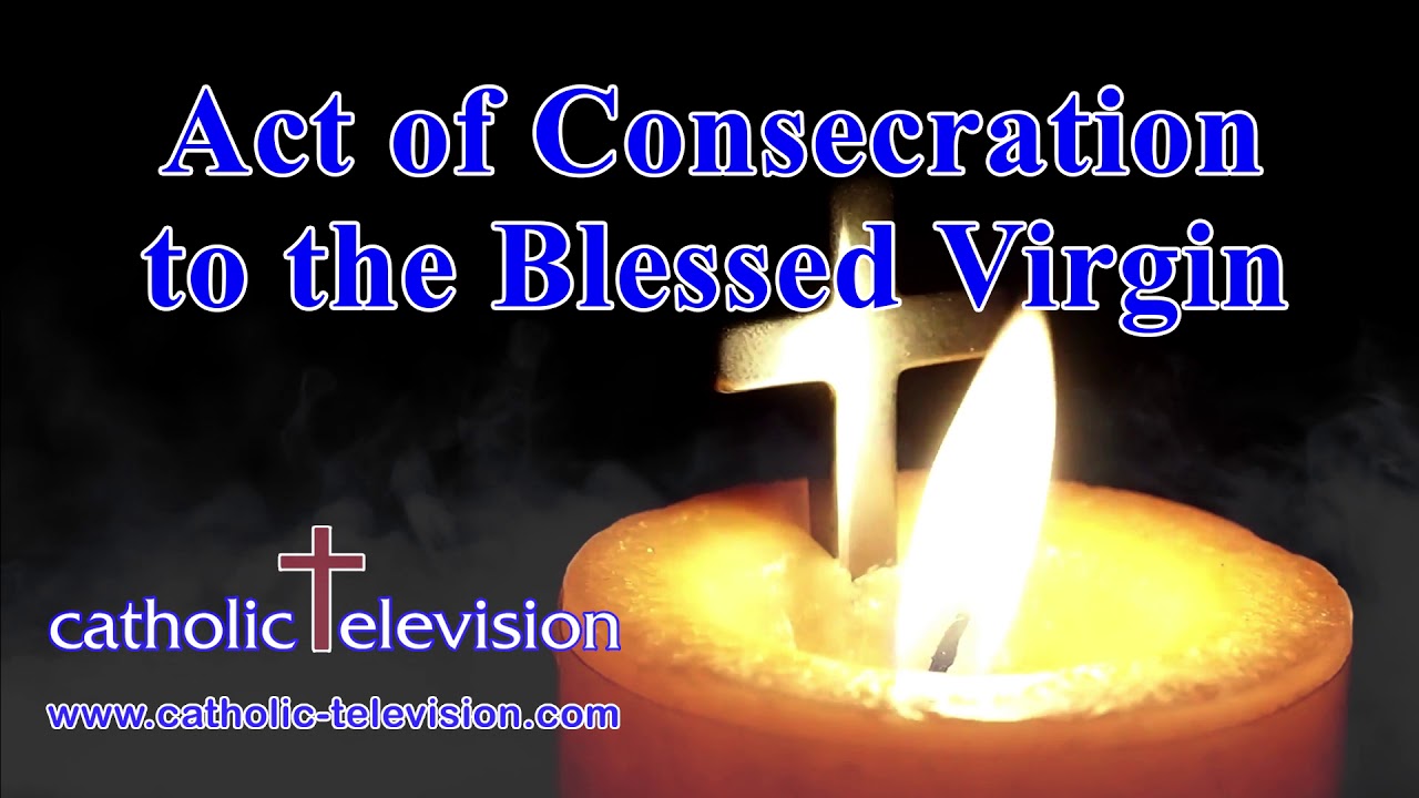 Act of Consecration to the Blessed Virgin | Daily Catholic Prayers ...