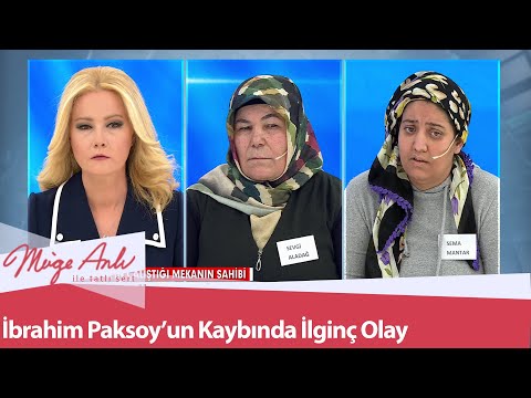 İbrahim Paksoy'un kaybında ilginç olay - Müge Anlı İle Tatlı Sert 5 Şubat 2021