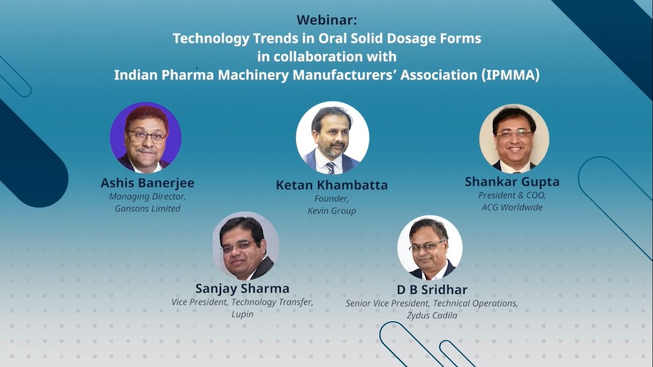 IPA Manufacturing and Quality Workshops: Technology Trends in Oral ...