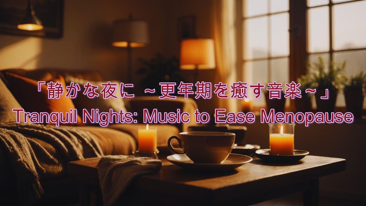 静かな夜に ～更年期を癒す音楽～④ Tranquil Nights: Music to Ease Menopause - YouTube