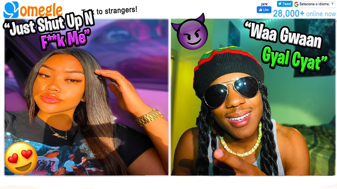 Rizzing Up Baddies On Omegle As A Jamaican Rasta - YouTube