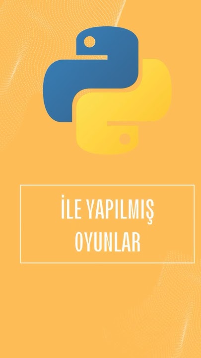 Python ile Yapılan Oyunlar | Games made with Python - YouTube