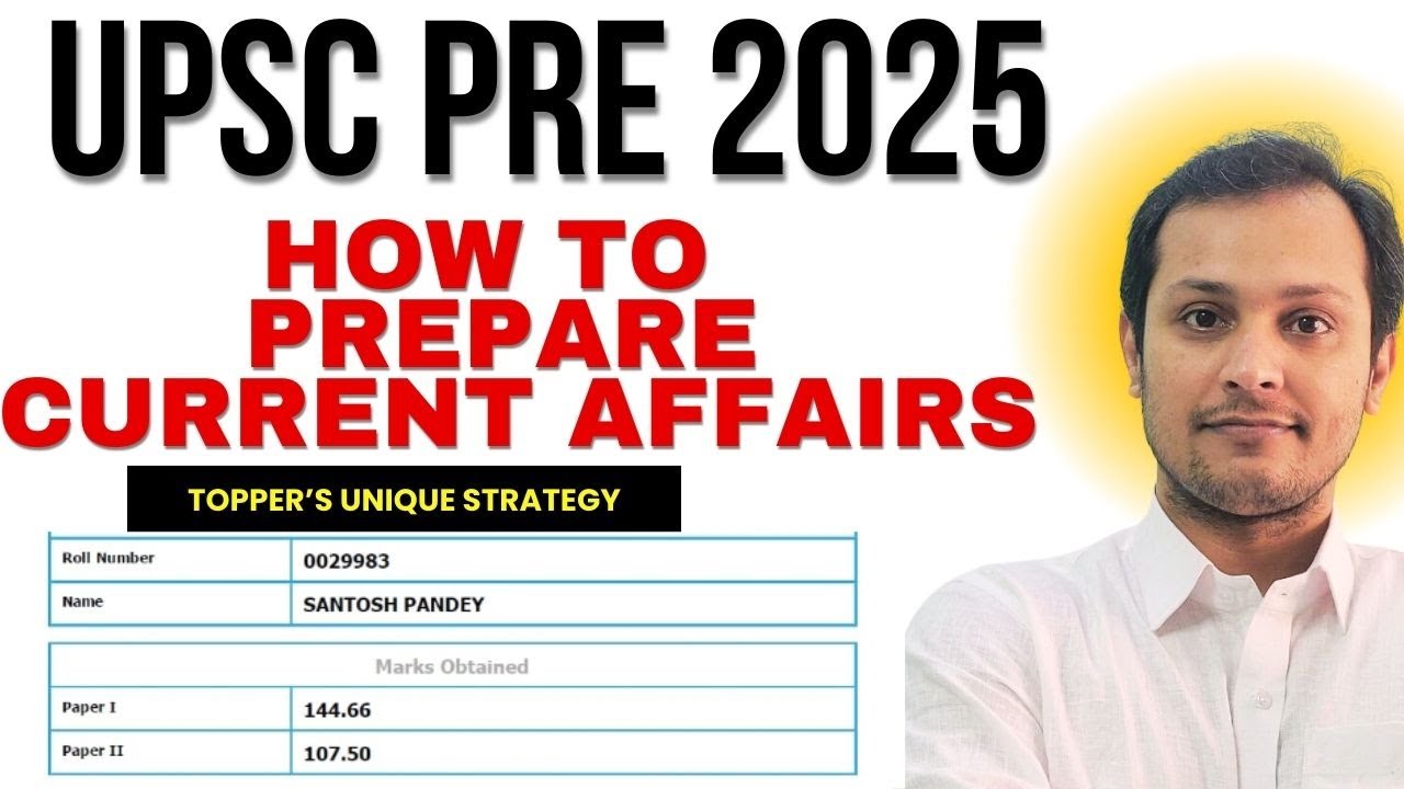 HOW TO PREPARE CURRENT AFFAIRS FOR UPSC PRELIMS - YouTube