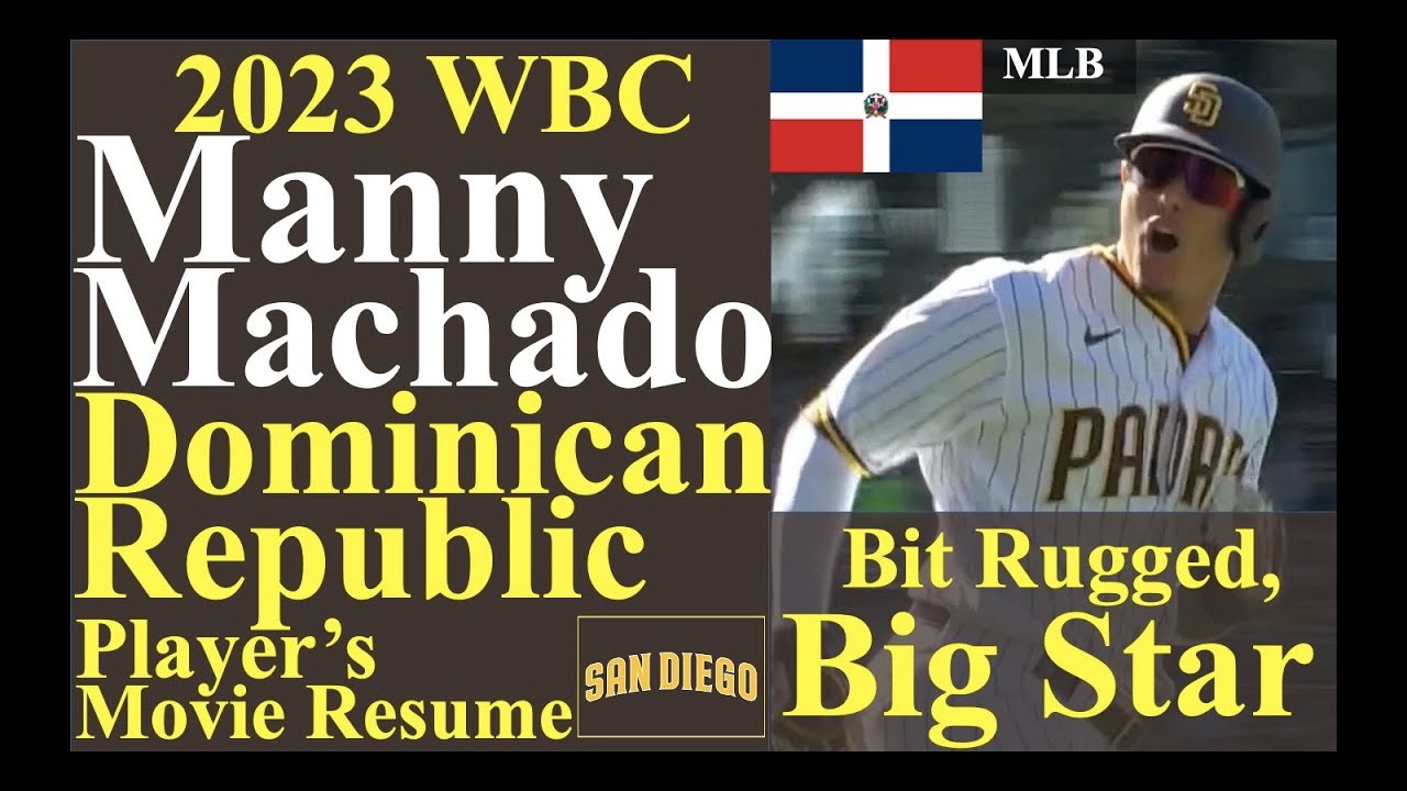 “Bit rugged, Big Star!” /Manny Machado (Padres) /Major Leaguer resume ...