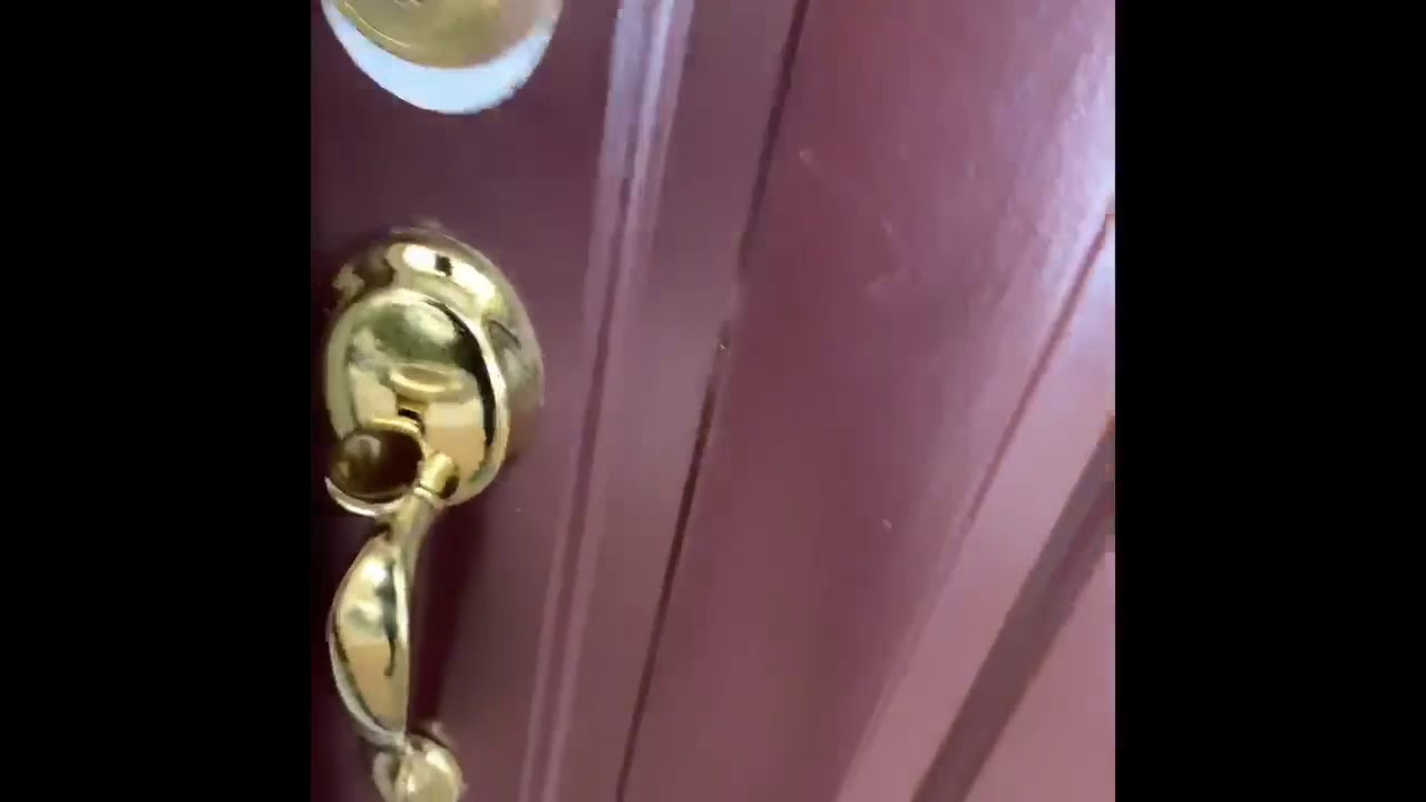 How to open a door with a paper clip - YouTube