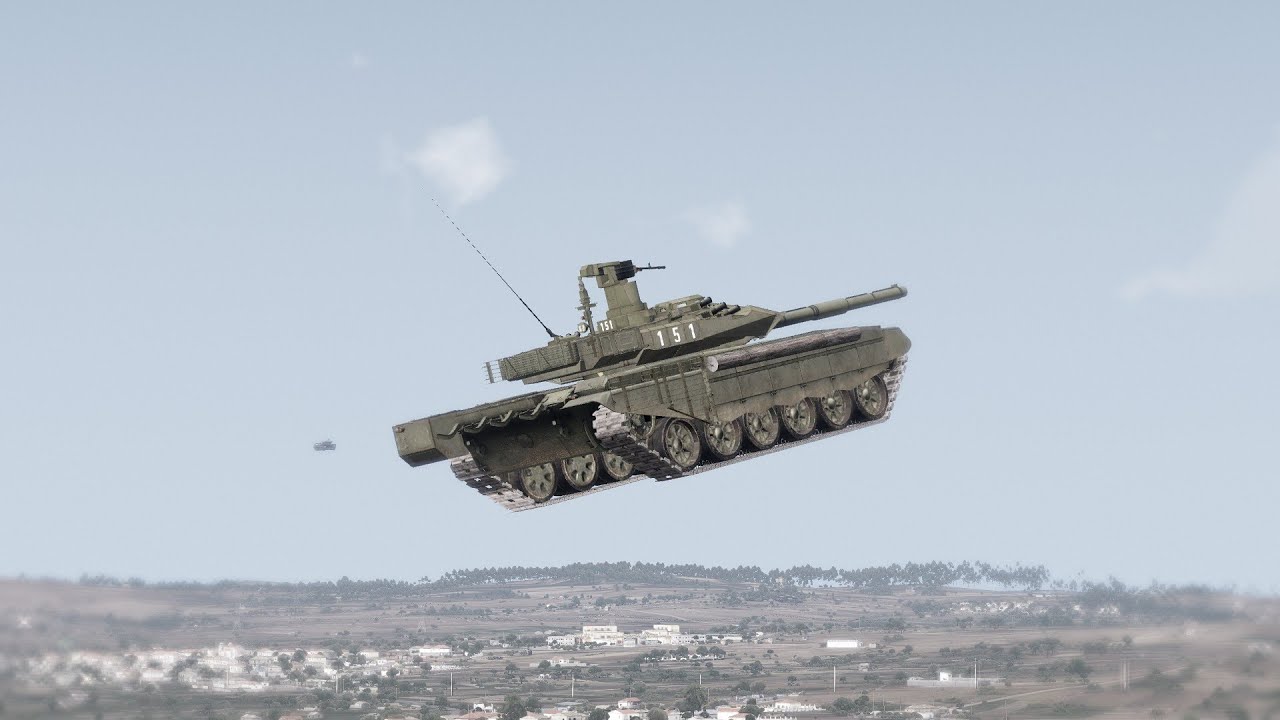 High Tech Warfare: Tank Air Combat！-ArmA3!|M1A2|M2A3|T-80|T-72|ZSU-4 ...