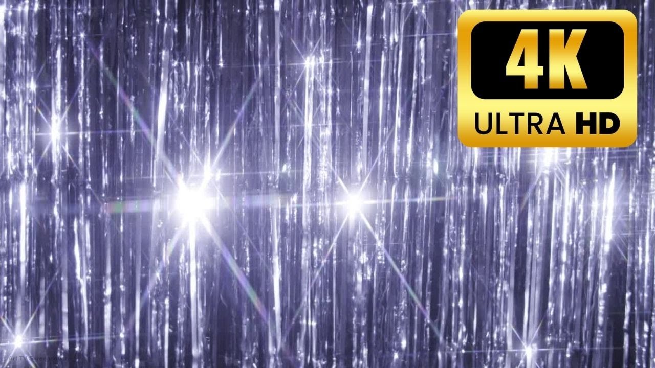 Silver LED Lights Sparkling Party Background - YouTube