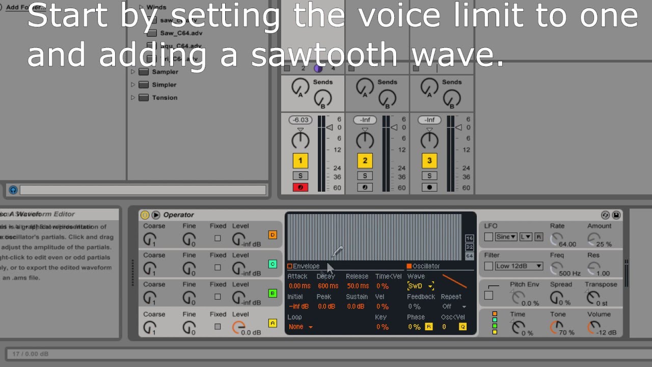 Creating A Chiptune Saw Wave - YouTube