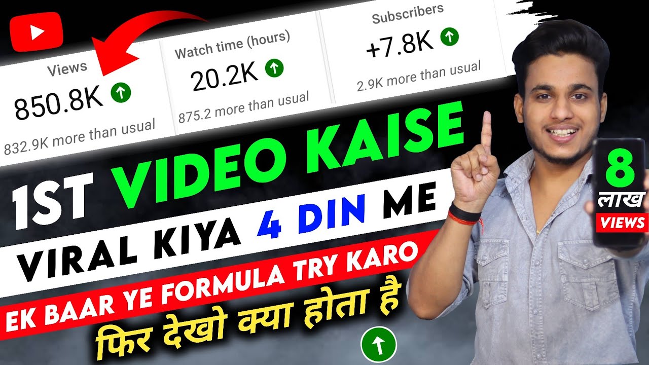 how to viral 1st youtube video - YouTube