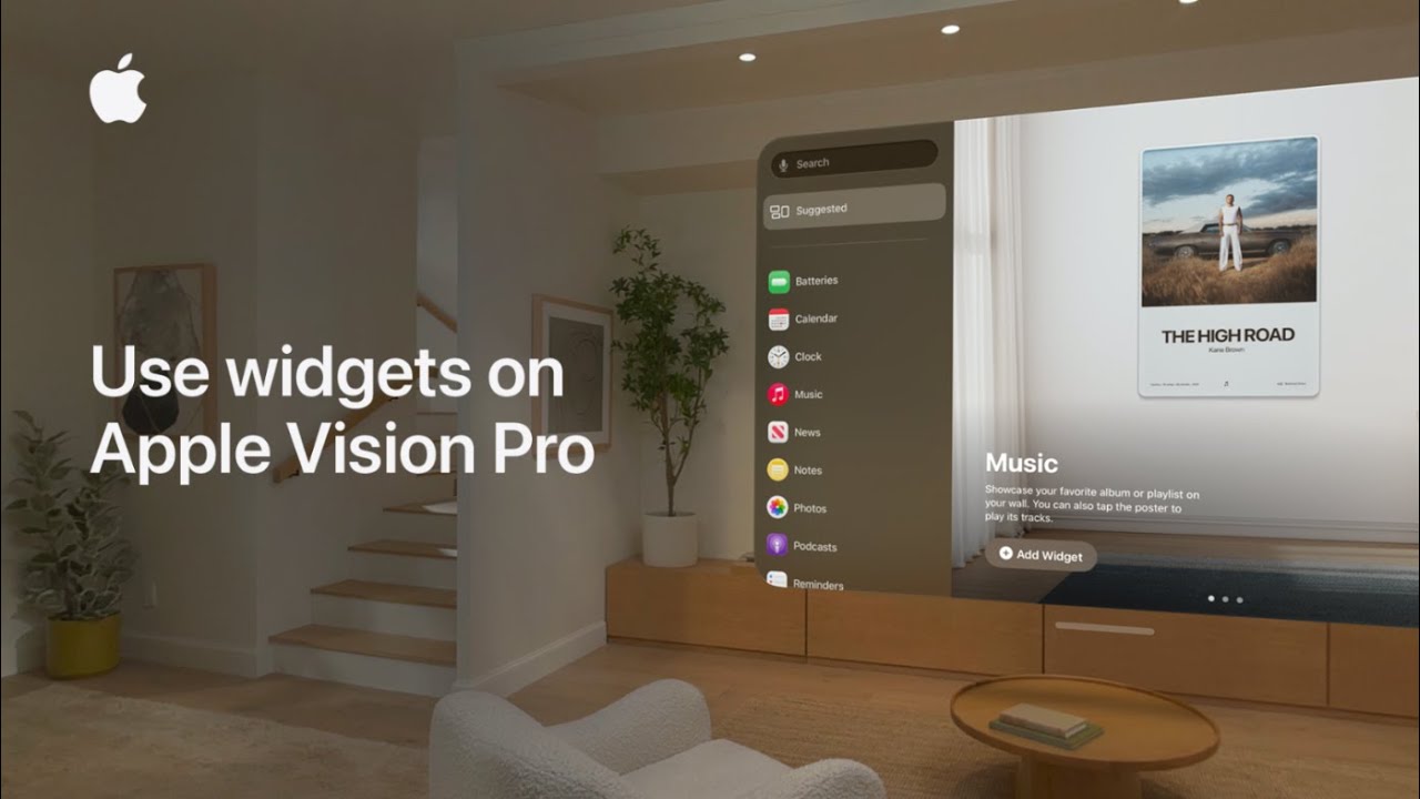 How to use widgets on Apple Vision Pro | Apple Support - YouTube