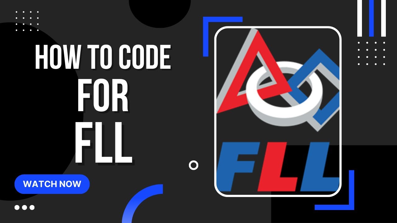 How to Code for FLL (FLL Tutorial) - YouTube