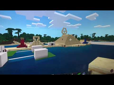 Year 6 Rebuild the Aztec City of Tenochtitlan Using Minecraft - YouTube
