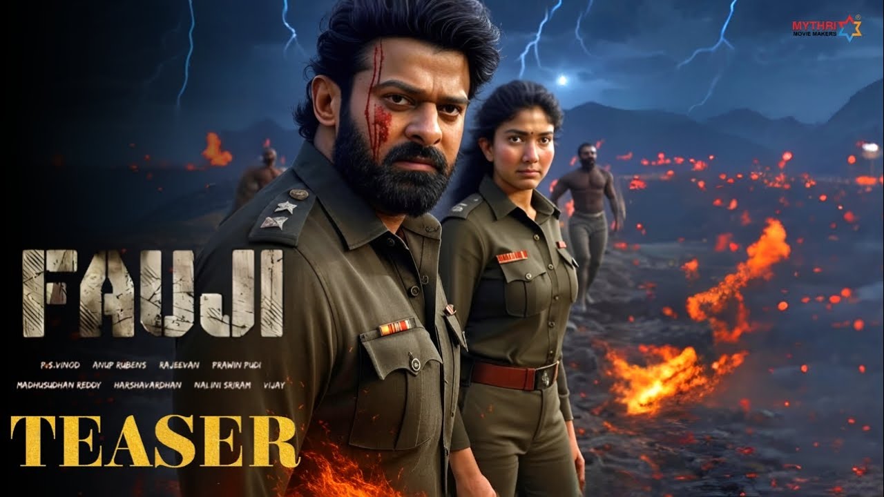 Fauji Official Teaser | Prabhas , Imanvi ,Hanu Raghavapudi | Fauji ...