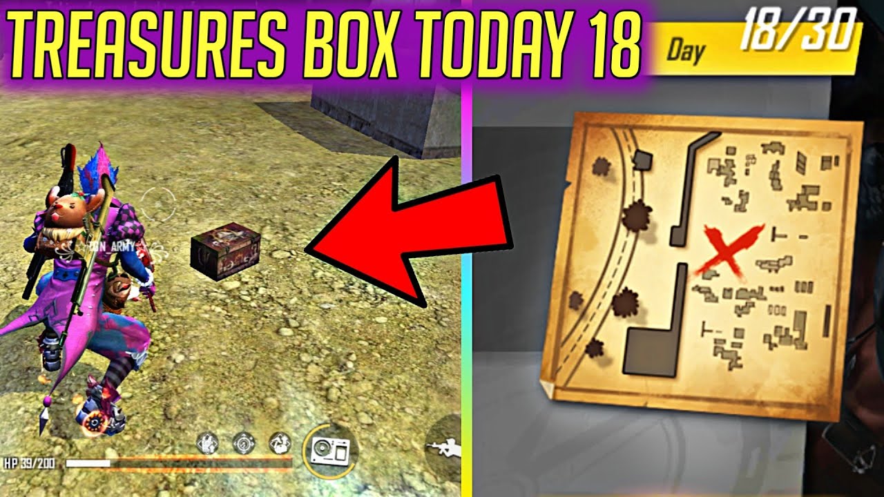 free fire treasures box today - YouTube
