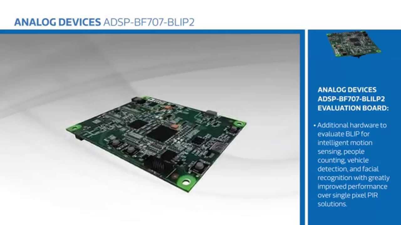 New at Mouser Electronics: ADI ADZS-BF707-BLIP2 Evaluation Board - YouTube