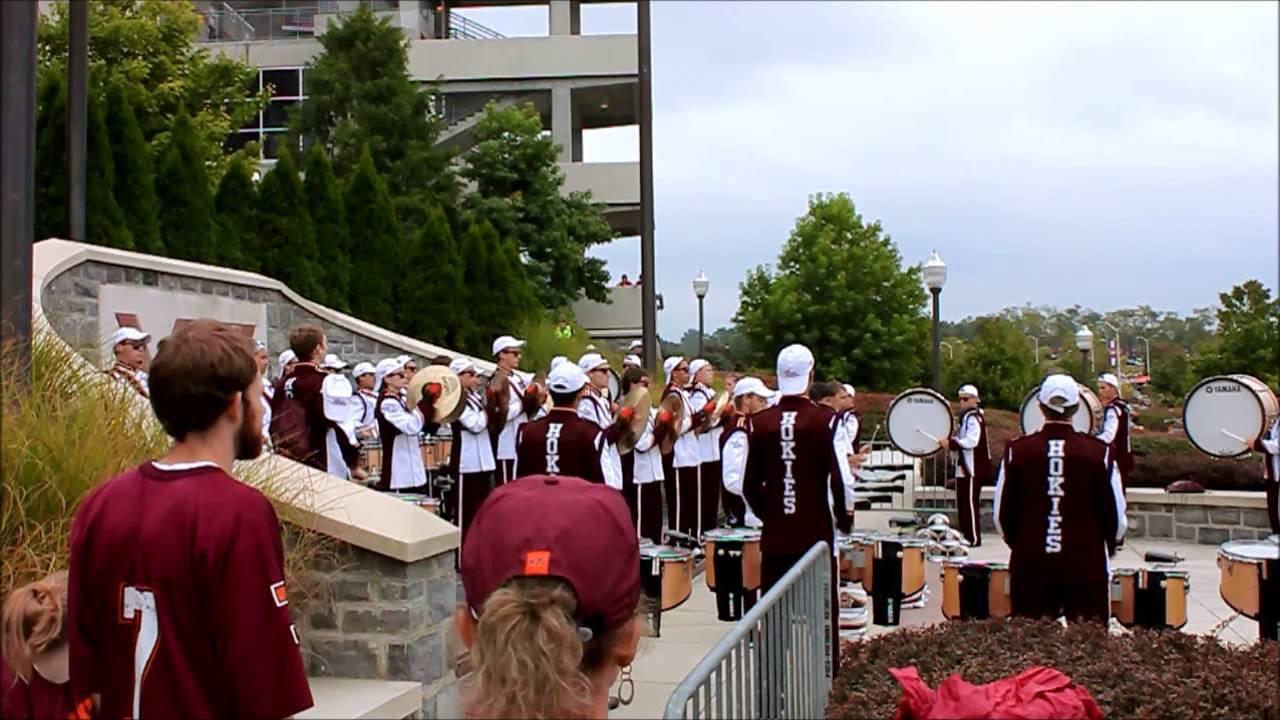 Virginia Tech Marching Virginians Drumline - YouTube