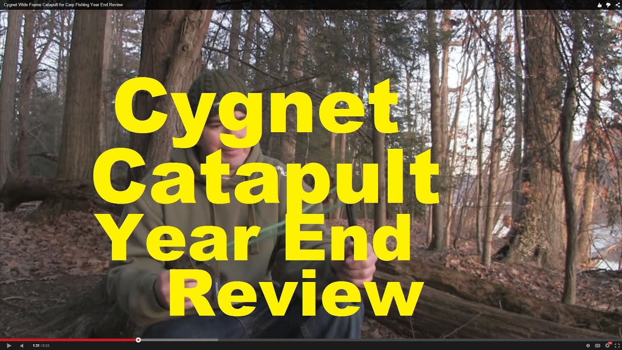 Cygnet Wide Frame Catapult for Carp Fishing Year End Review - YouTube
