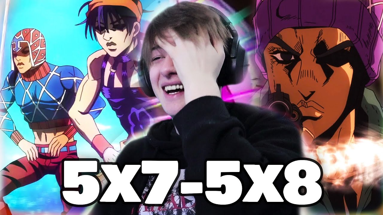 MISTA & THE DANCE! | JJBA Part 5 Episode 7 and 8 Reaction! - YouTube