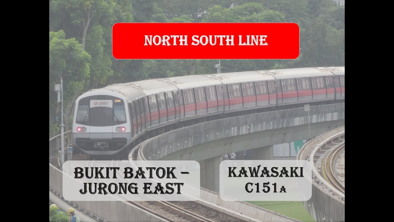 Kawasaki C151A | SMRT Trains | Bukit Batok MRT to Jurong East MRT - YouTube
