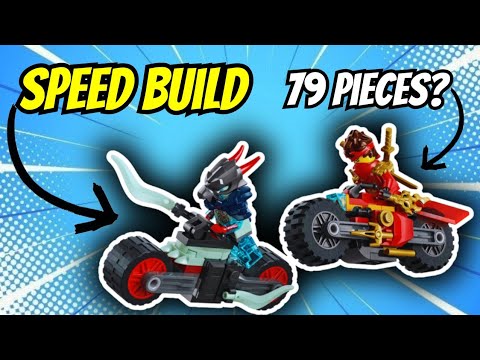 Lego Ninjago 71838 Kai's Motorcycle Speed Race Speed Build Animation ...