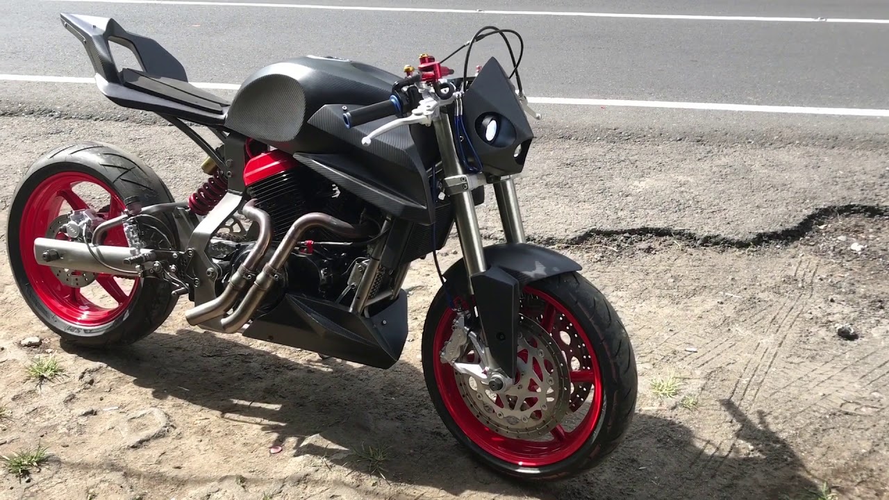 FOR SALE: Honda Shadow Steed 600 Full Custom V-Rex.6 - YouTube