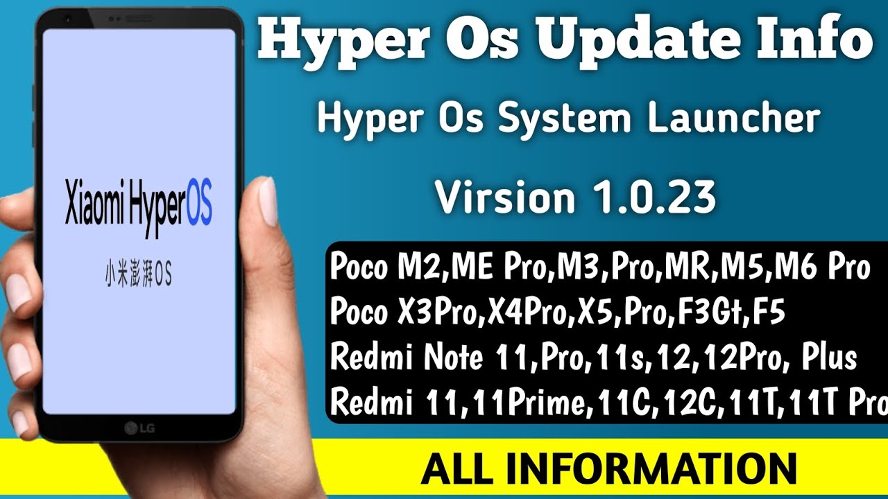 hyper os new system launcher download link |hyper os supported devices ...