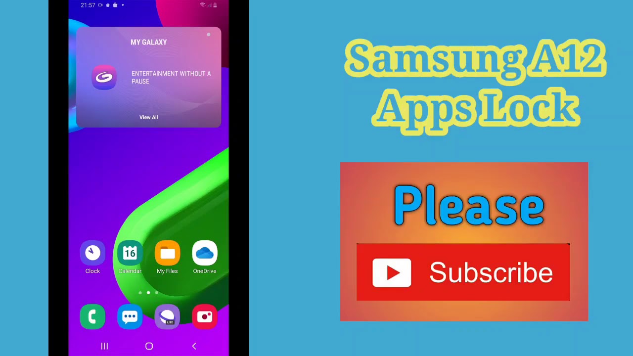 Samsung Galaxy A12 Apps Lock Setting, How To Use Apps Lock in Samsung ...