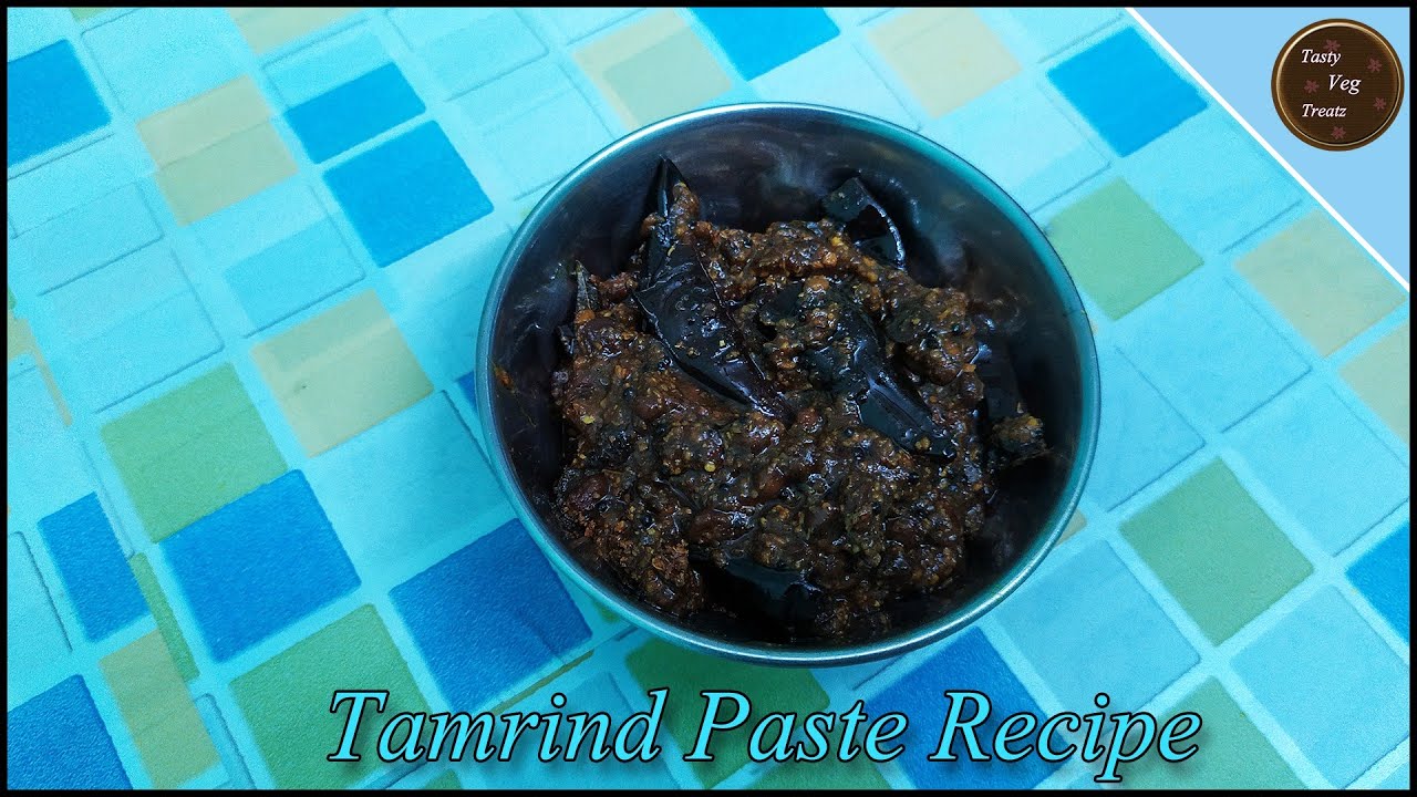 Homemade Tamarind Rice Mix Paste|Tasty Veg Treatz|Ingredients in ...