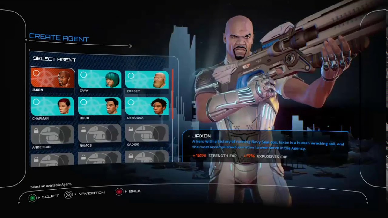 CRACKDOWN 3 ALL AGENTS SO FAR! CHARACTER SELECTION! - YouTube
