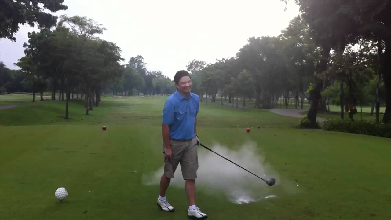 Exploding golf ball prank - YouTube