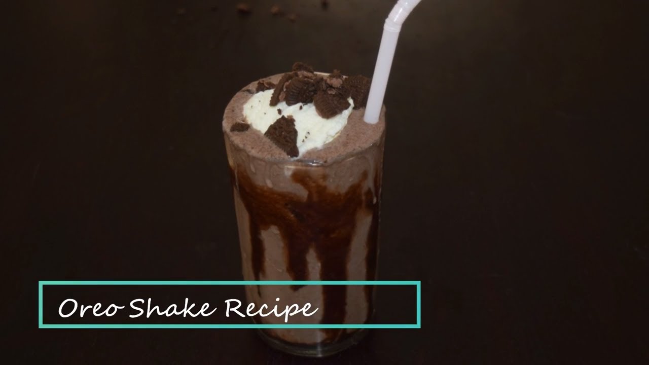 Oreo Milkshake| Thick Oreo Shake| Summer Shakes| Easy 1 Minute Recipe ...