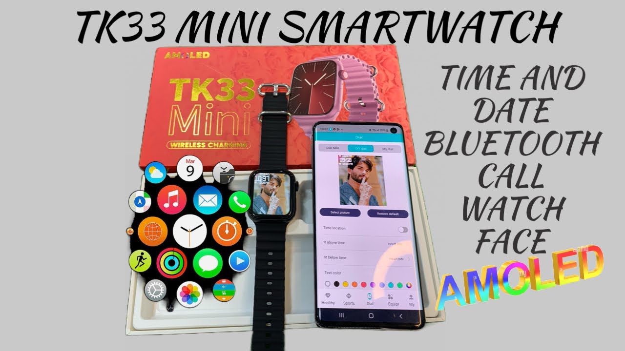 TK33 Mini Smartwatch | TK33 smartwatch time and date setting | tk33 ...