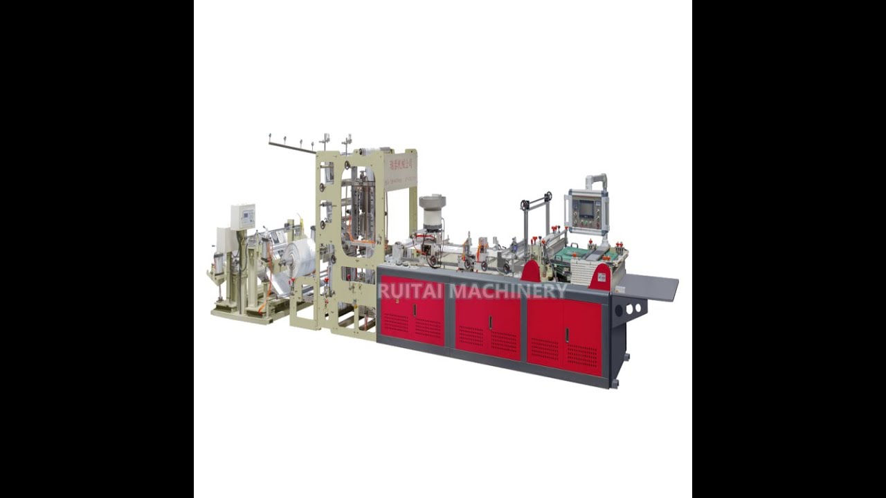 plastic EVA/PE zipper bag making machine with Automatic slider ...