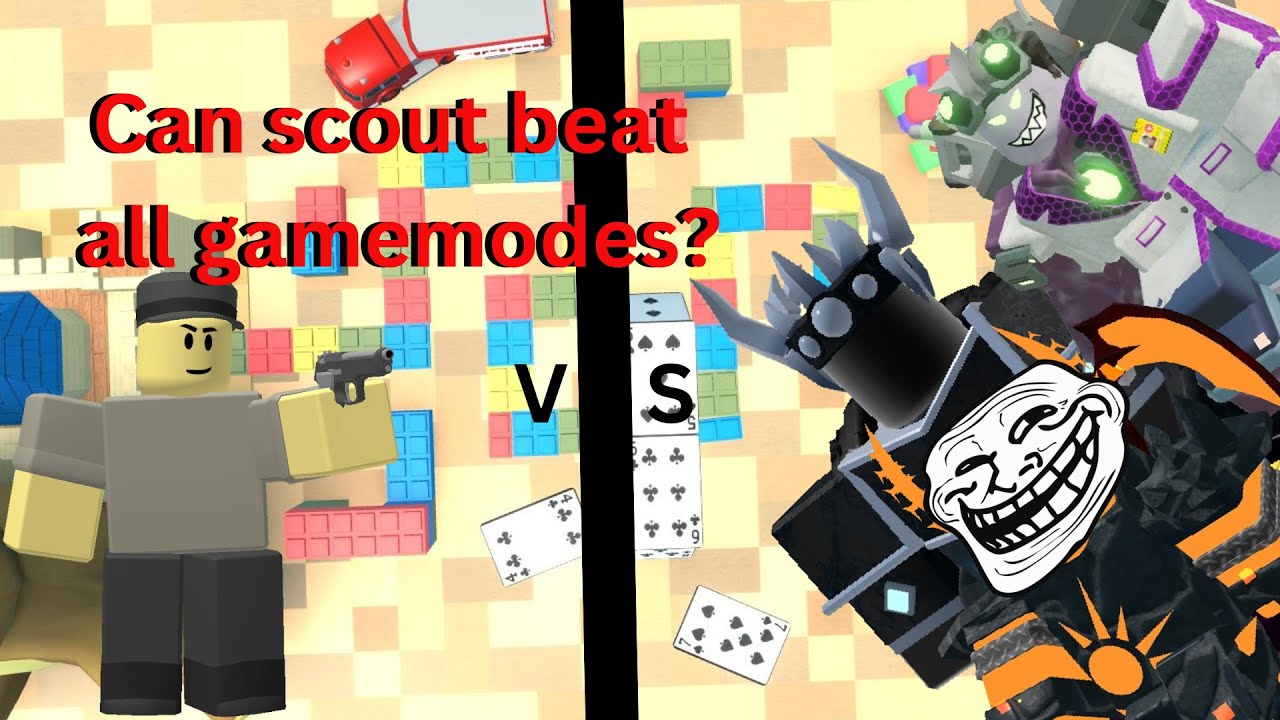 Can Scout beat Every Gamemode? | TDS ROBLOX - YouTube