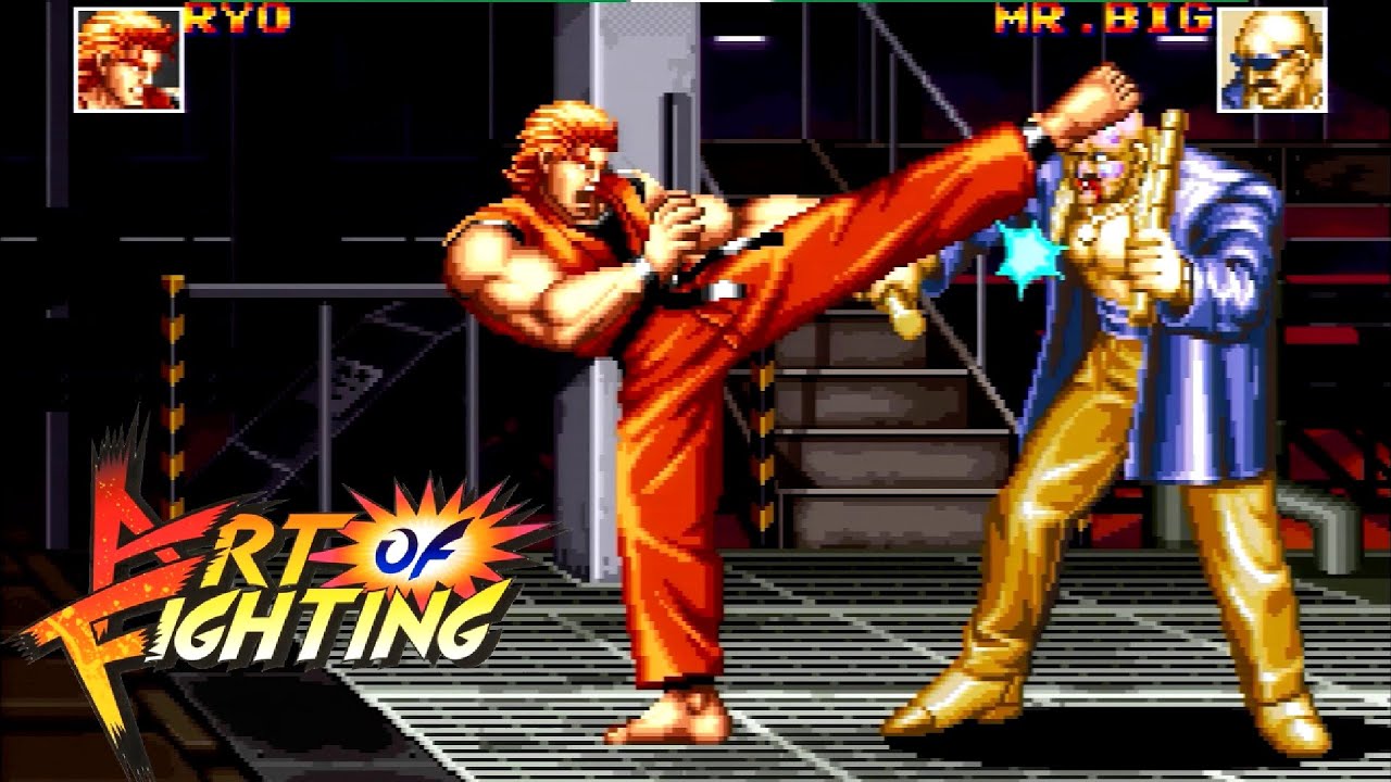 ART OF FIGHTING - MR. BIG Boss Fight - NEOGEO - YouTube
