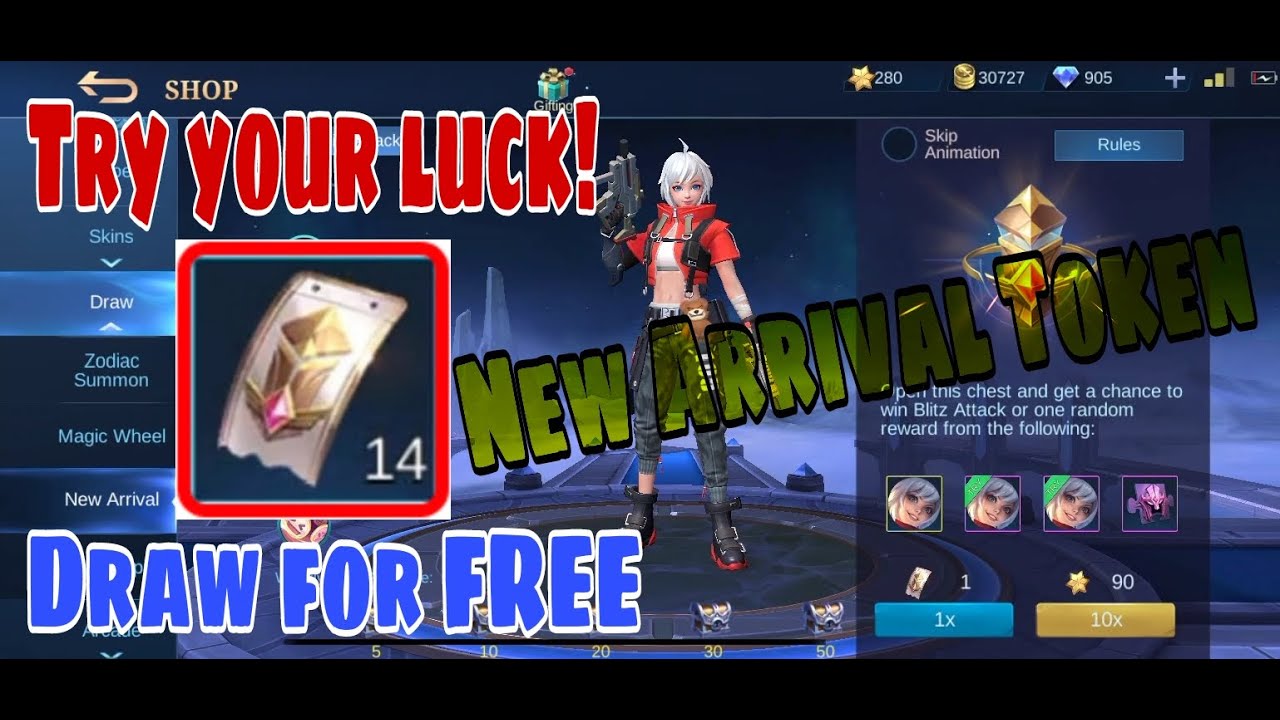 TRY YOUR LUCK NOW! GET BEATRIX ELITE SKIN! DRAW FOR FREE USING NEW ...