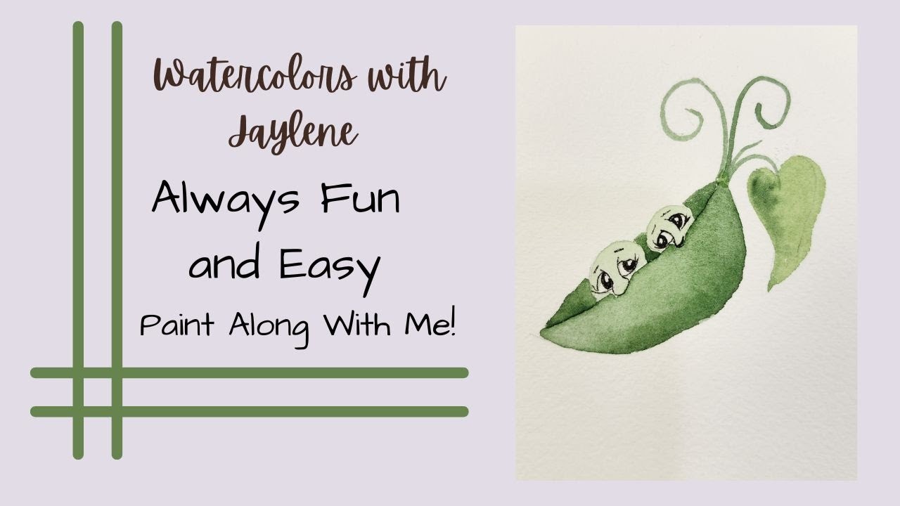 Watercolors/2 Peas in a Pod - YouTube