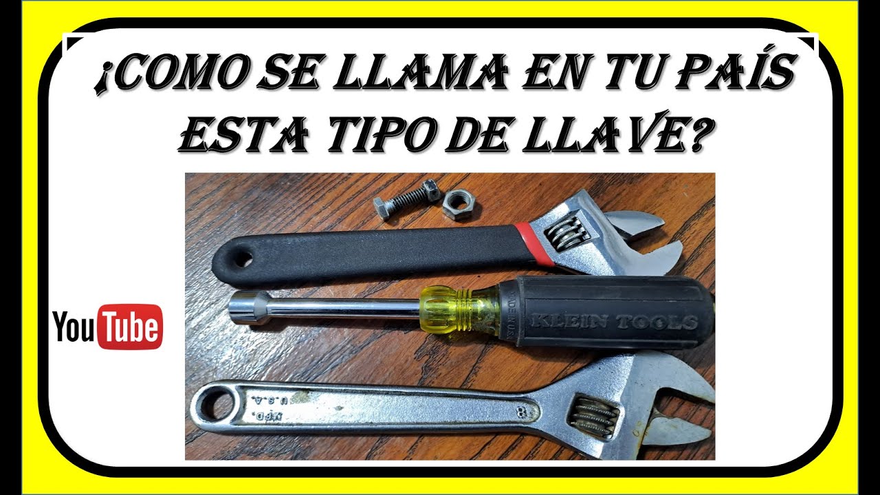 Como usar llave perica o inglesa - YouTube