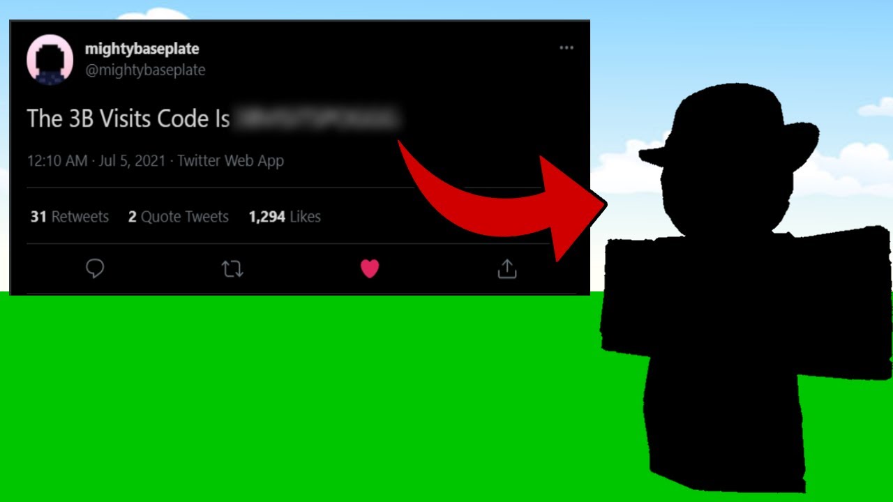 3B Visits Code Revealed!(Roblox Arsenal) - YouTube