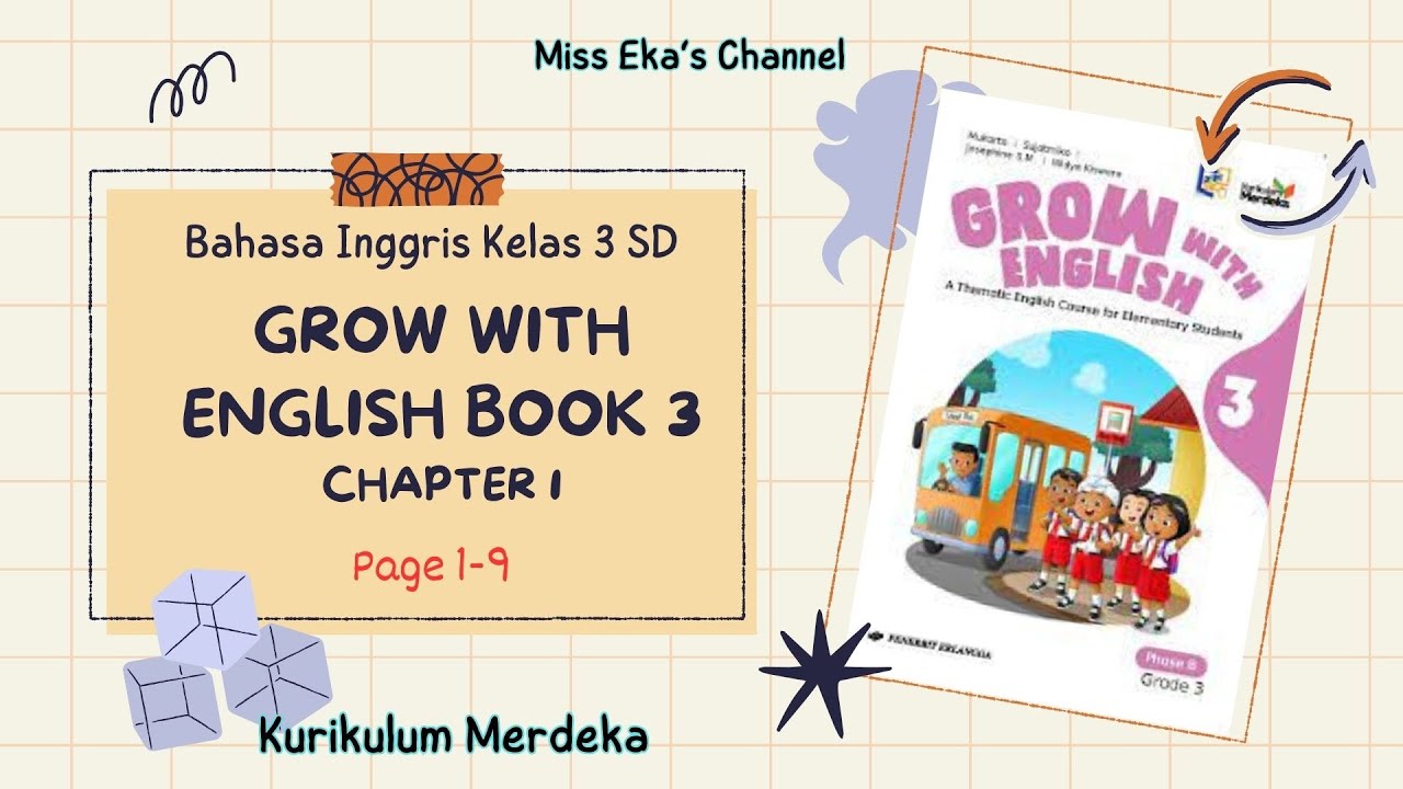 BAHASA INGGRIS KUMER KELAS 3 SD - GROW WITH ENGLISH BOOK 3 CHAPTER 1 ...