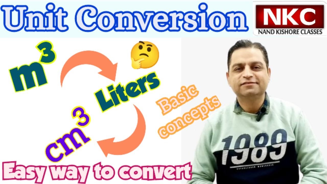 Unit Conversion How To Convert M 3 Into Cm 3 M 3 Into Liters Easy Unit Conversion How To Convert M 3 Into Cm 3 M 3 Into Liters Easy