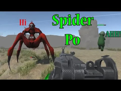 Spider Po Boss Fight | Slendytubbies 3 Multiplayer