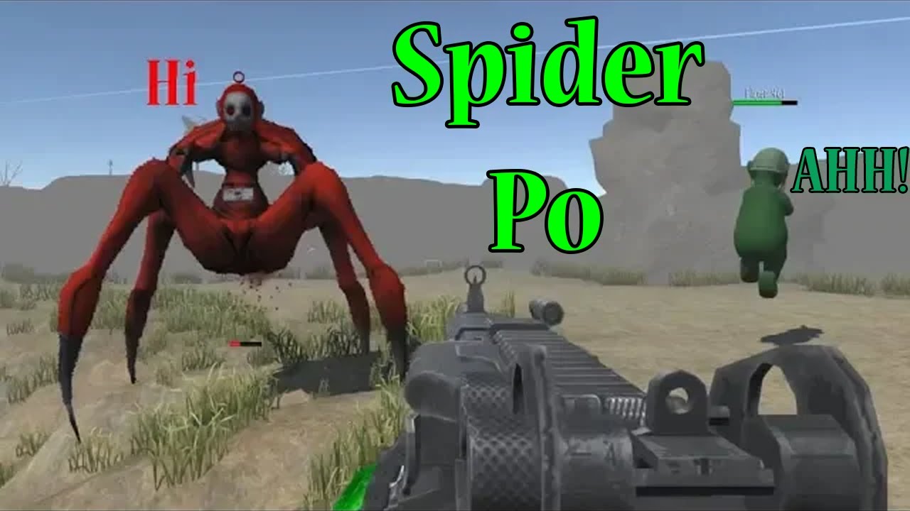 Spider Po Boss Fight | Slendytubbies 3 Multiplayer - YouTube