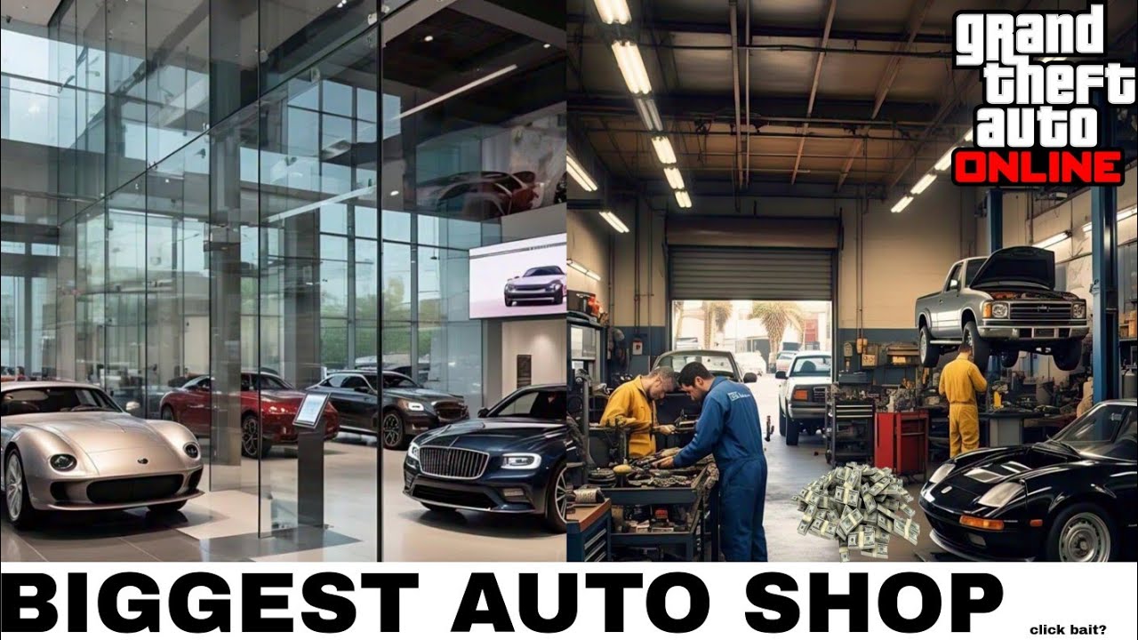 BIGGEST AUTO SHOP IN LOS SANTOS?/ GTA 5 GAMEPLAY - YouTube