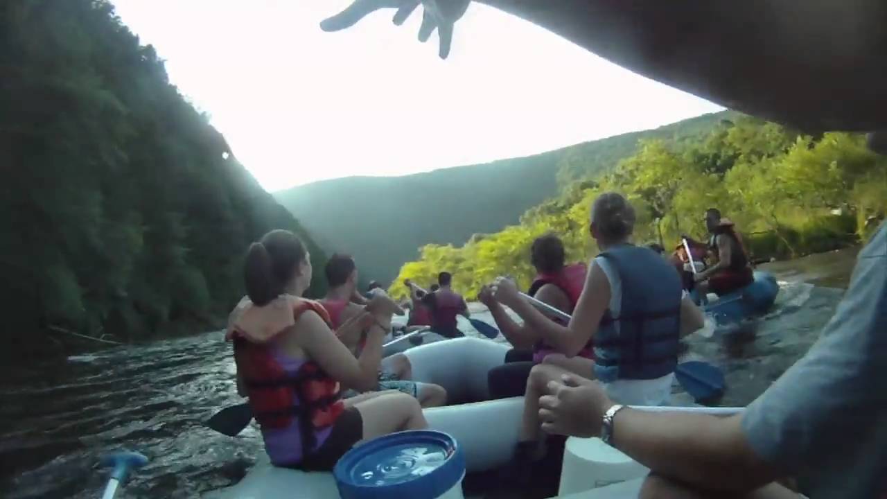 Lehigh Gorge White Water Rafting August 2010 - YouTube
