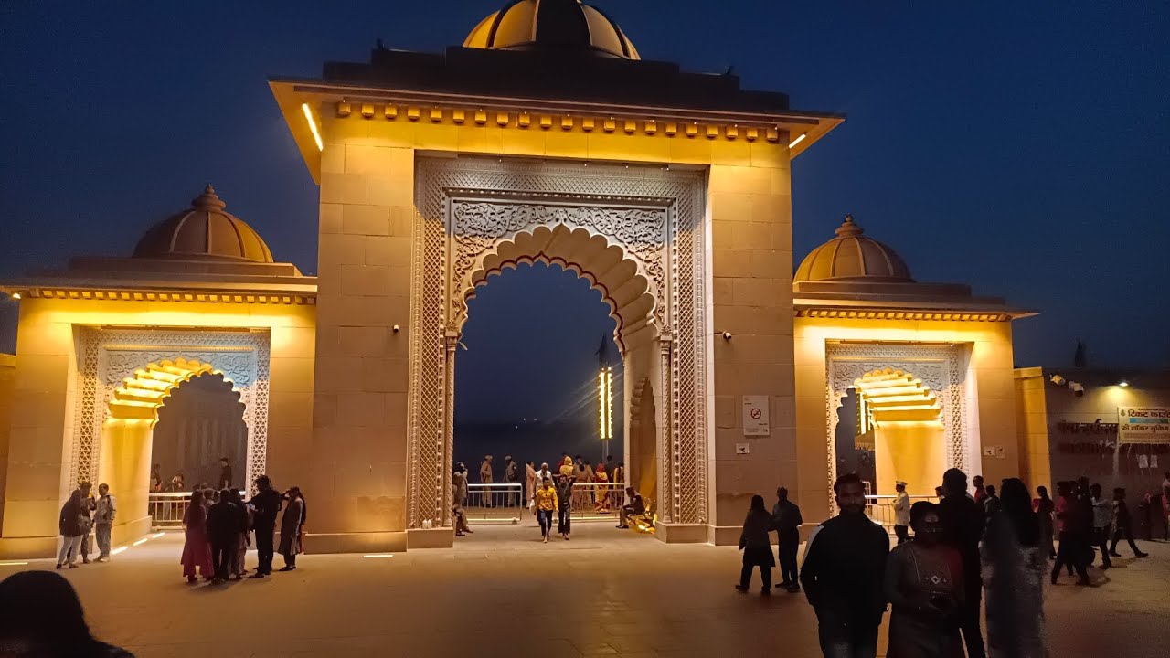 Virtual tour of Kashi Vishwanath Corridor Varanasi | Night View 4K ...