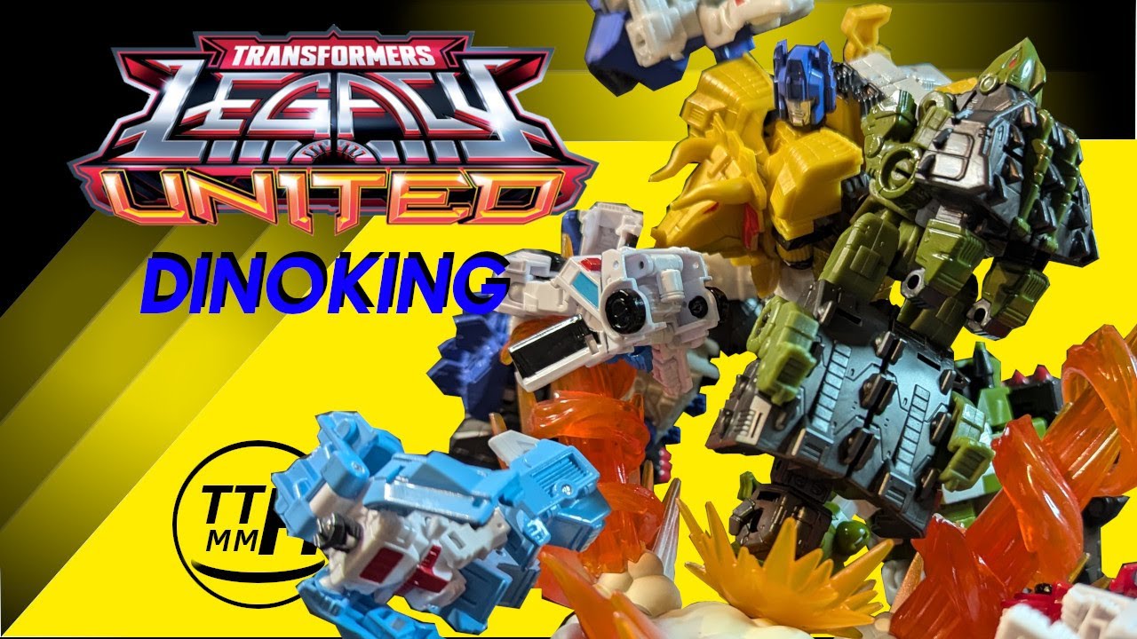 Pulsecon Transformers Dinoforce DINOKING Review (EPIC Stop Motion ...